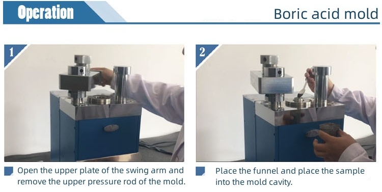 60T Lab Automatic Demolding Fluorescent Tablet Press Machine