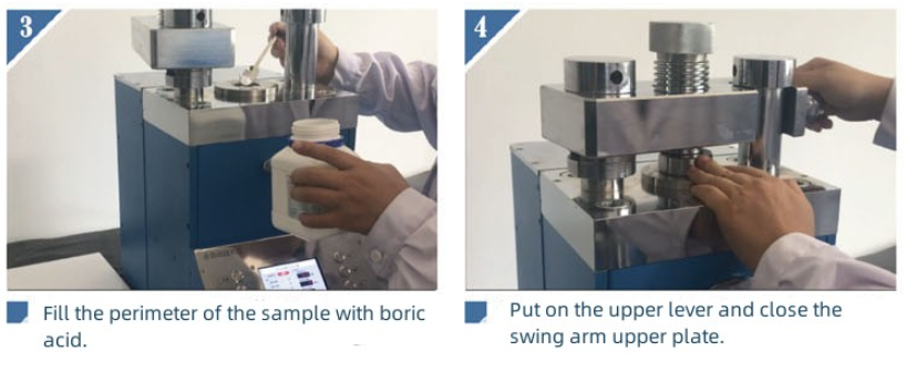 60T Lab Automatic Demolding Fluorescent Tablet Press Machine
