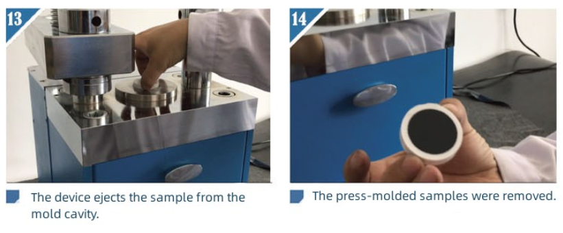 60T Lab Automatic Demolding Fluorescent Tablet Press Machine